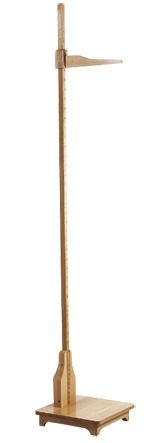 wooden mesuring rod, pedestal base Comed for £293.12