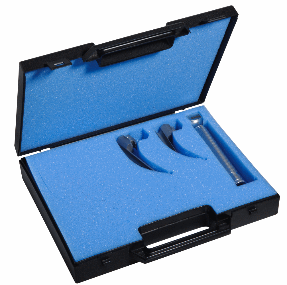 Miller Laryngoscope kit , 2 blades n°0,1+ handle Holtex for £126.25