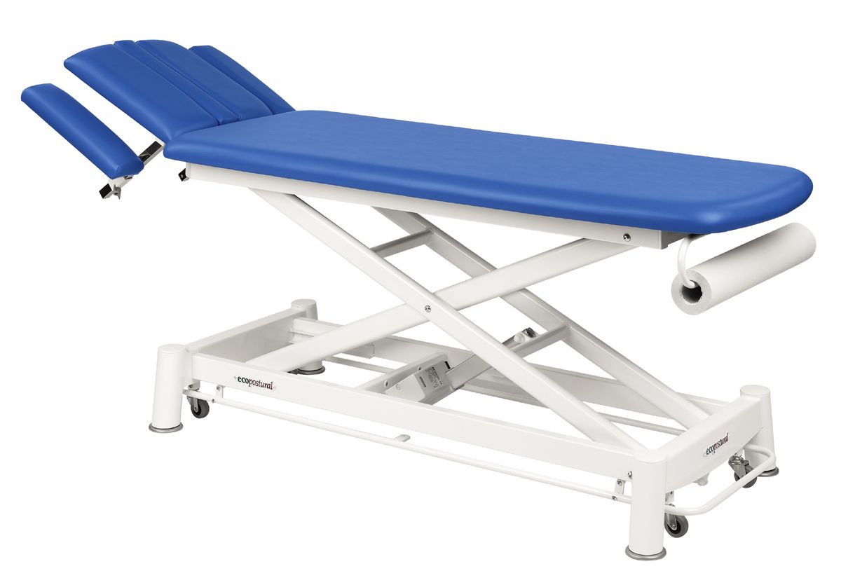 Electric examination table - height-adjustable - 2-section