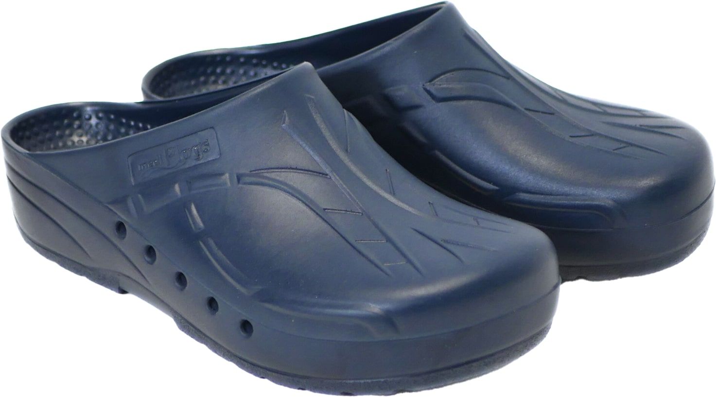 Dark blue unperforated surgical clogs Mediplog for £44.53 in Nursing clogs
