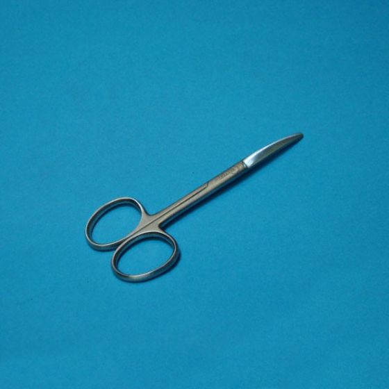 Enucleation Scissors, very curved, foam, adult, 12.5 cm for 63.27