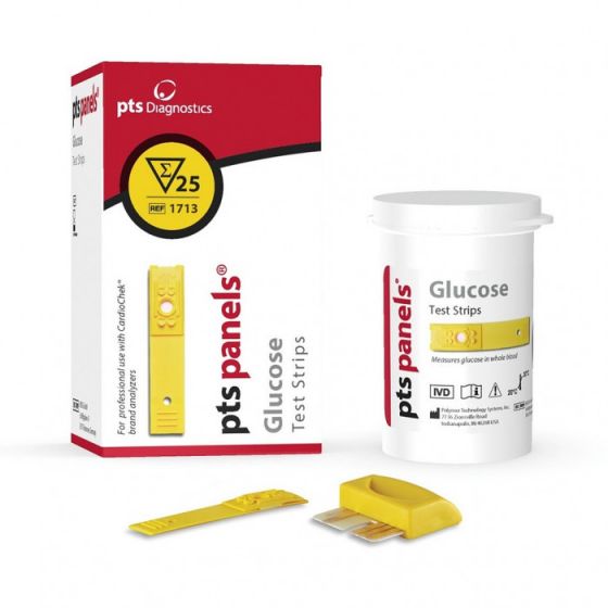 Glucose strips Cardiocheck box of 25 for £36.39